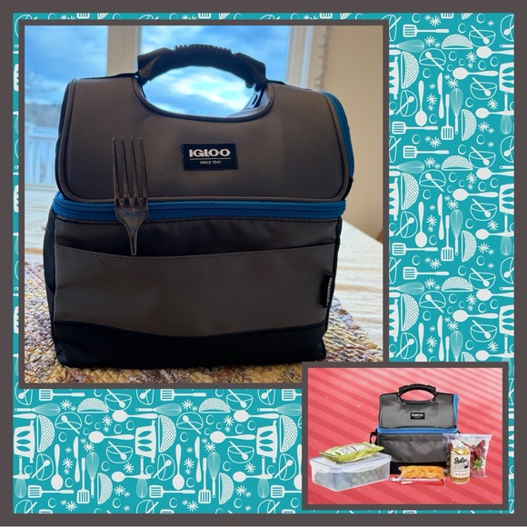 Igloo | Other | Igloo Lunch Box Divided Compartments Oversized ...